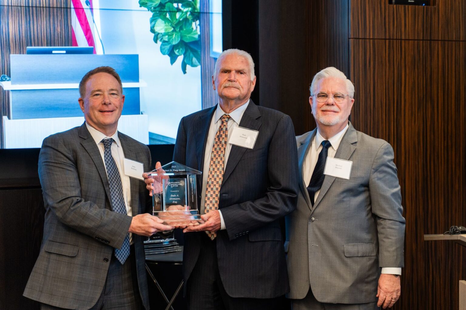Flaig Award and Annual Construction Law Update | Hunt Ortmann